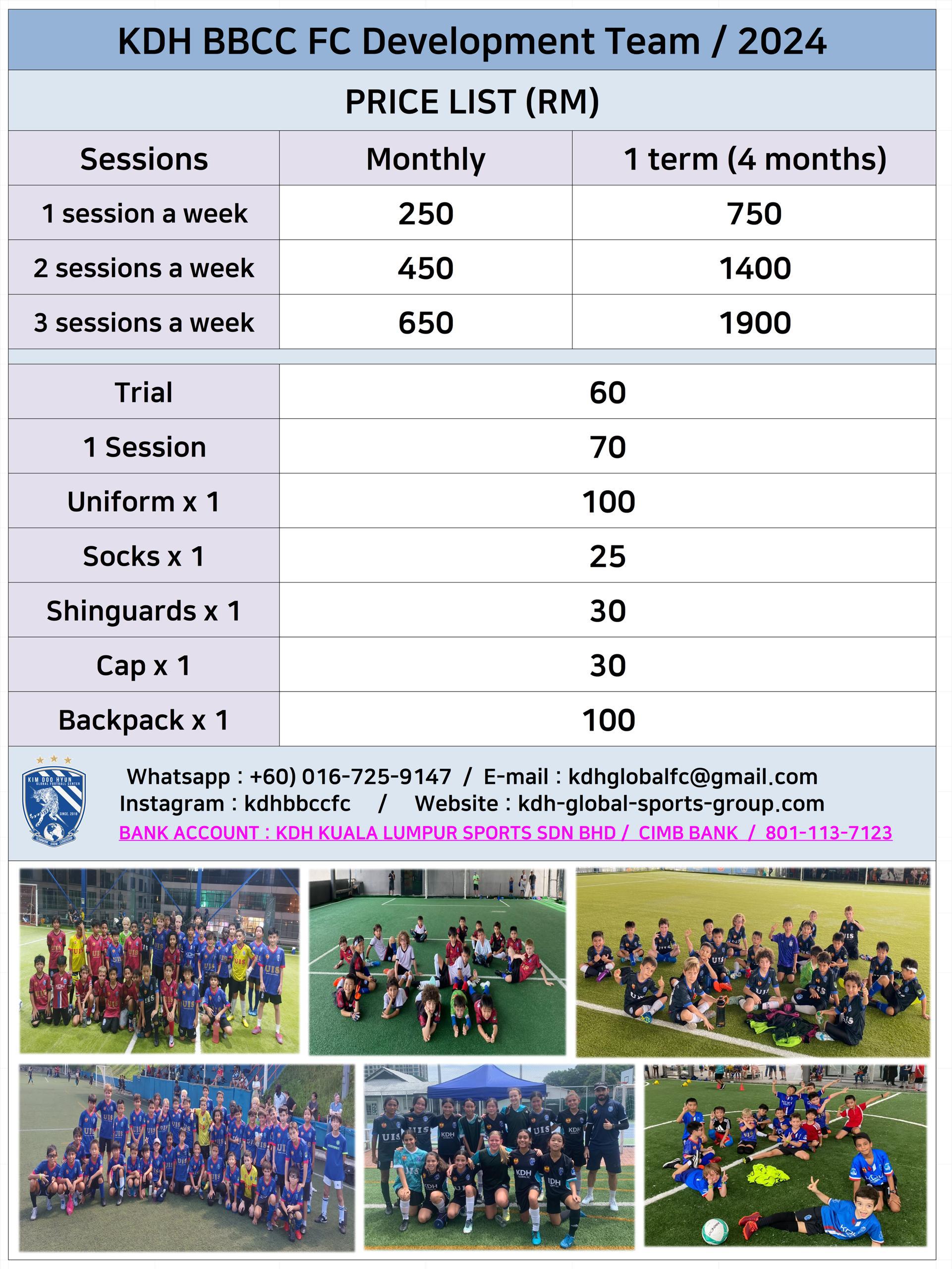 KDH Football Academy KL - Best Football Training in Kuala Lumpur